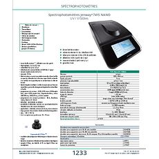 Labomoderne - Spectrophotomètres Jenway® 7415 NANO UV / VISibles